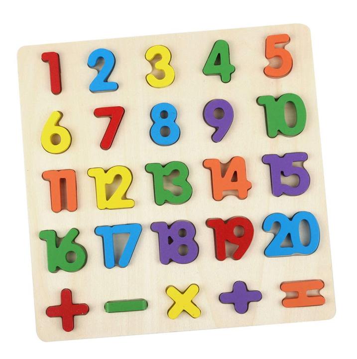Wooden 1,2,3,4,.... Numeric Puzzle Board By Mitrata | Daraz.com.np