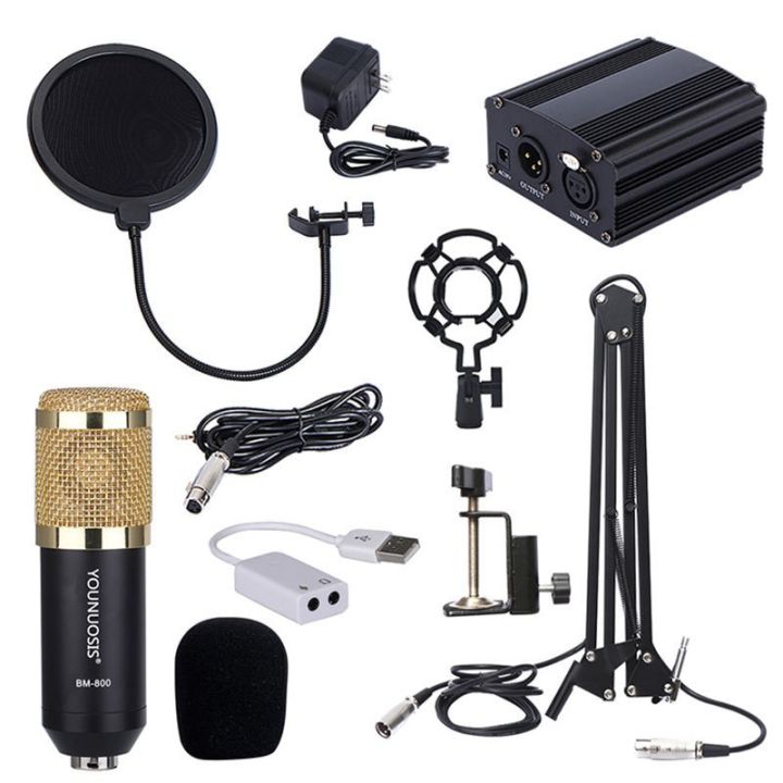 Bm 800 Condenser Studio Microphone,+ Phantom Power Supply | Daraz.com.np