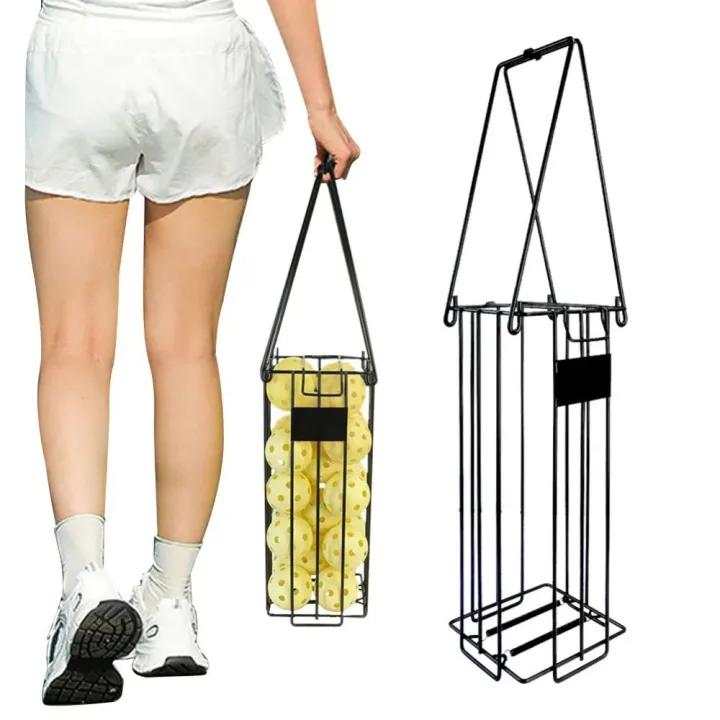 Collector Saver Black Pickleball Picker Upper Large Capacity Press ...