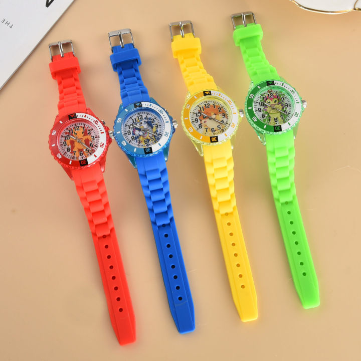 Jelly Color Digimon Cute Children's Toy Watch Little Boy Kids Watch ...