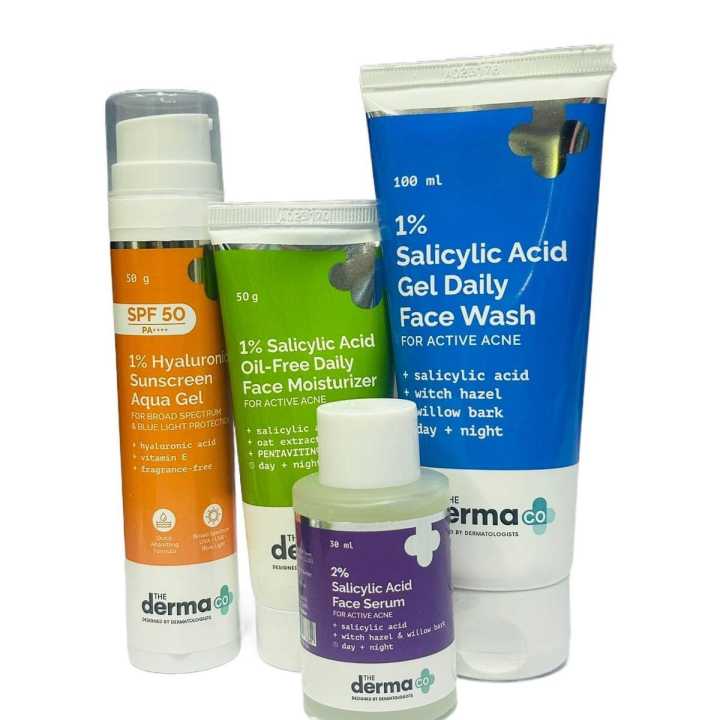 The Derma Co Oily Skin Care Set , 4pcs | Daraz.com.np