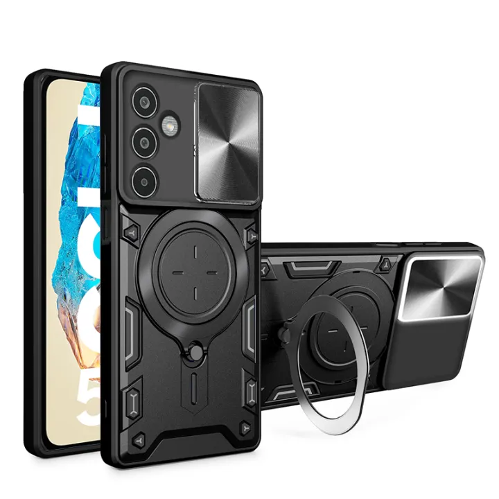 Vantime for Samsung Galaxy M35 5G Sliding Cover Rugged Hard Shockproof ...