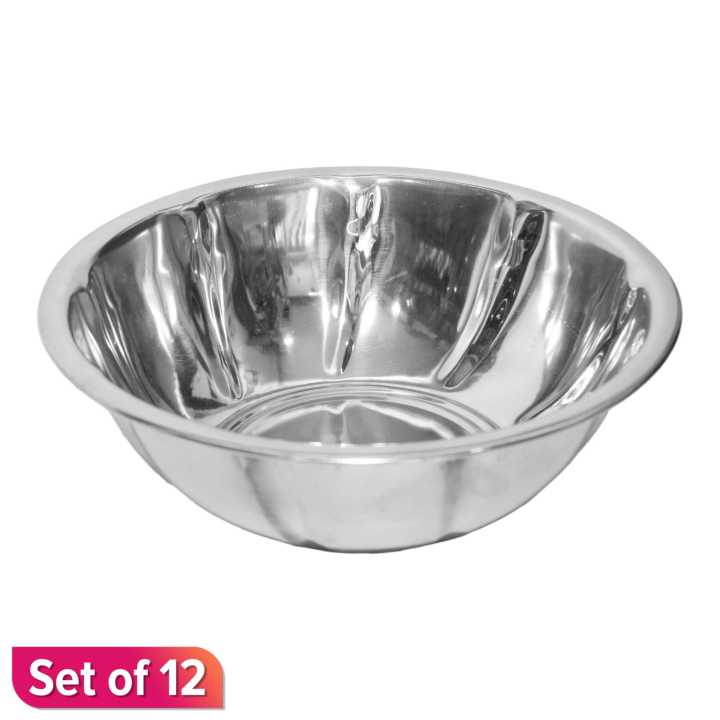 Steel Bati Set Of 12 | Daraz.com.np