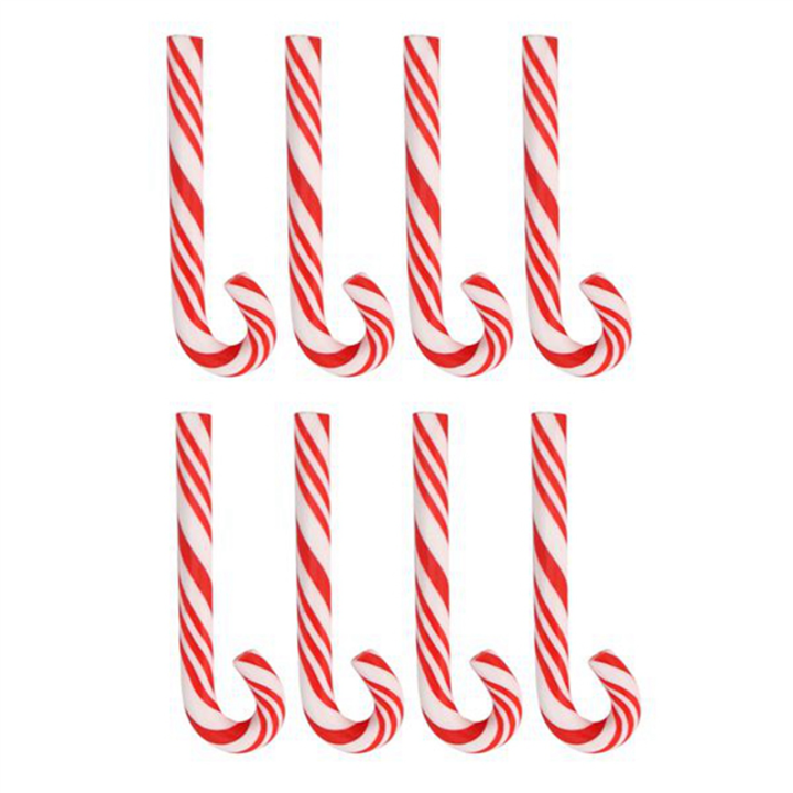 NAMUNY 1000Pcs Red and White Handmade Christmas Candy Cane Miniature ...