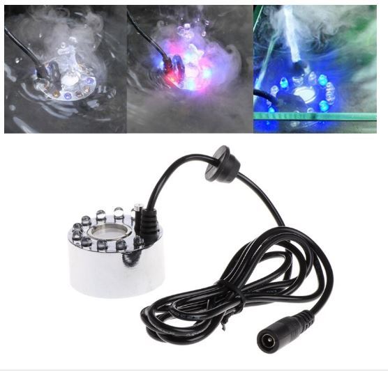 Ultrasonic Mist Maker Fogger Water Fountain Convenient Pond Atomizer 12 ...