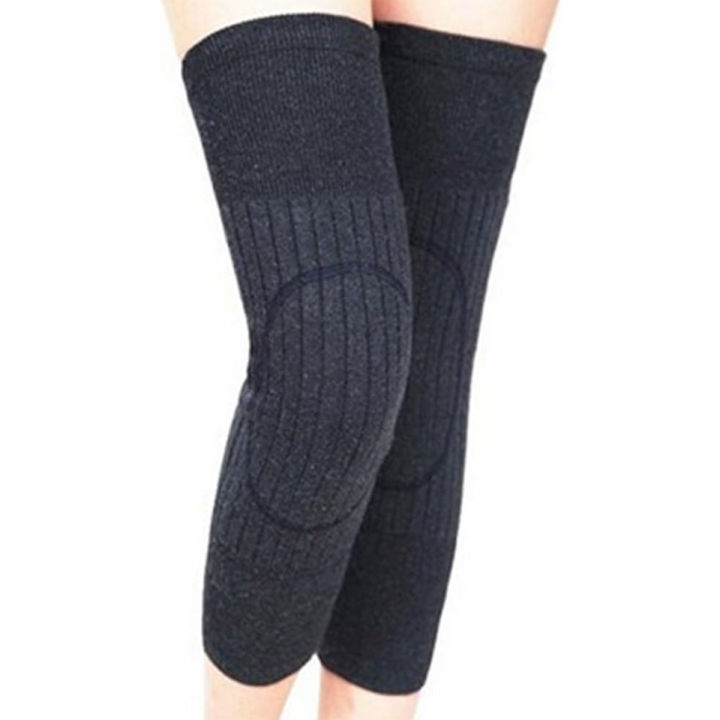 Woolen Leg Warmers Winter Warm Fur Over Knee High Footless Socks for ...