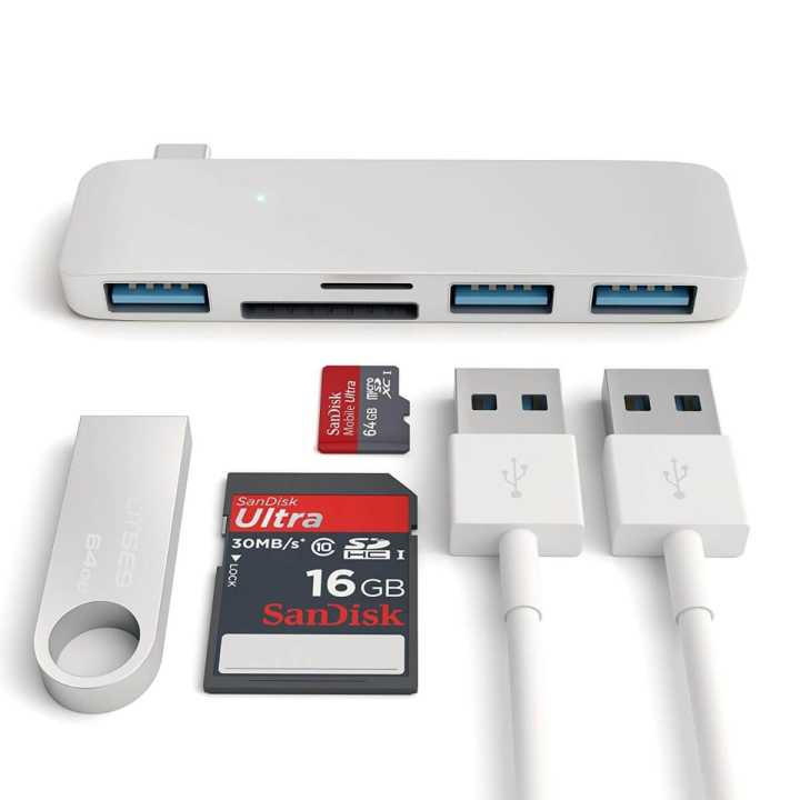 Type-C Pass Through Usb Hub With Usb-C Charging Port | Daraz.com.np