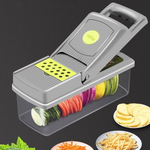 Multi-Function Kitchen Dicing and Slicing Slicer Shredder Set 15 pcs ...