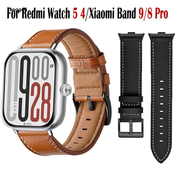 Tanggeri Retro Leather Band For Redmi Watch 5 4 Smart Watch Replacement ...