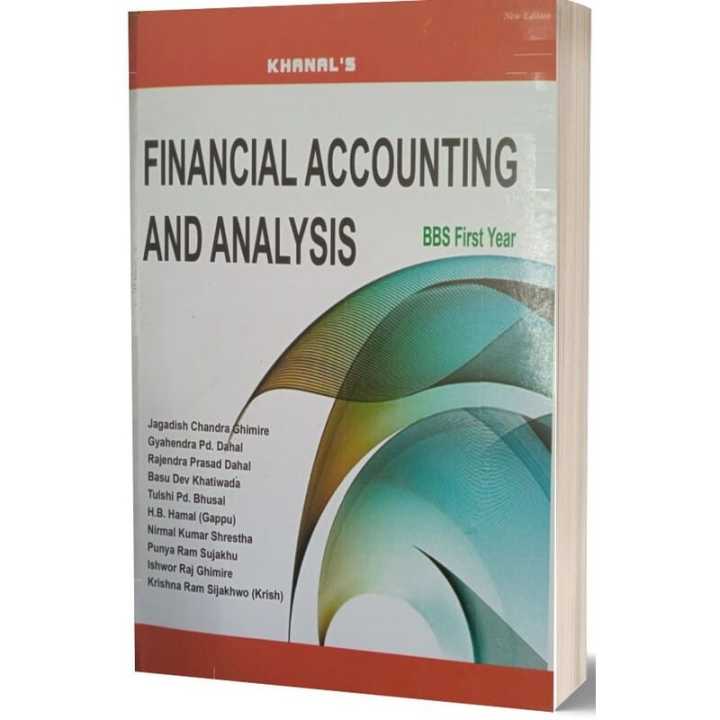 Financial Accounting and Analysis HPDC 1954 | Daraz.com.np