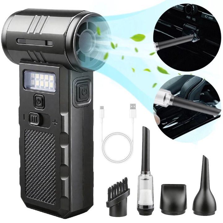 F028 Mini Handheld Jet Blower Portable Violent Turbo Fan With Side ...