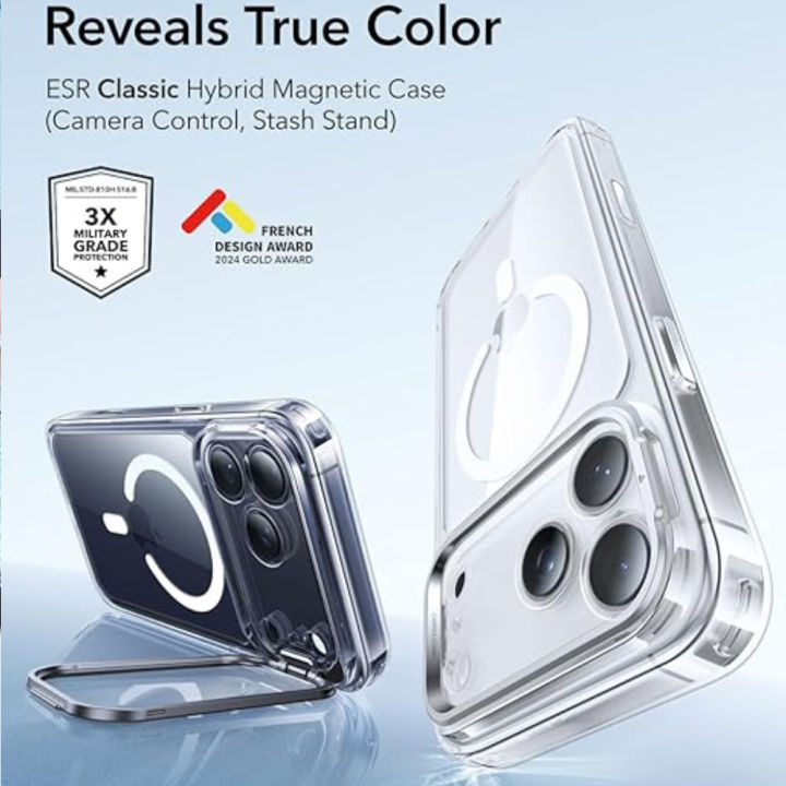 ESR Classic Hybrid Case For iPhone 17 Pro With Camera Control, Stash ...