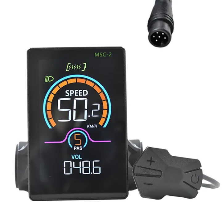 M5C-2 E-Bike Bluetooth LCD Display Electric Scooter Speedometer LCD ...
