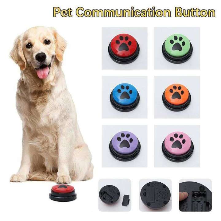 Pet Communication Button Dog Sound Box Training Talking Toys Long ...