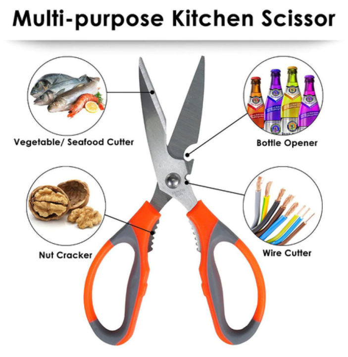 Multifunction 5 in 1 Kitchen Scissors | Daraz.com.np