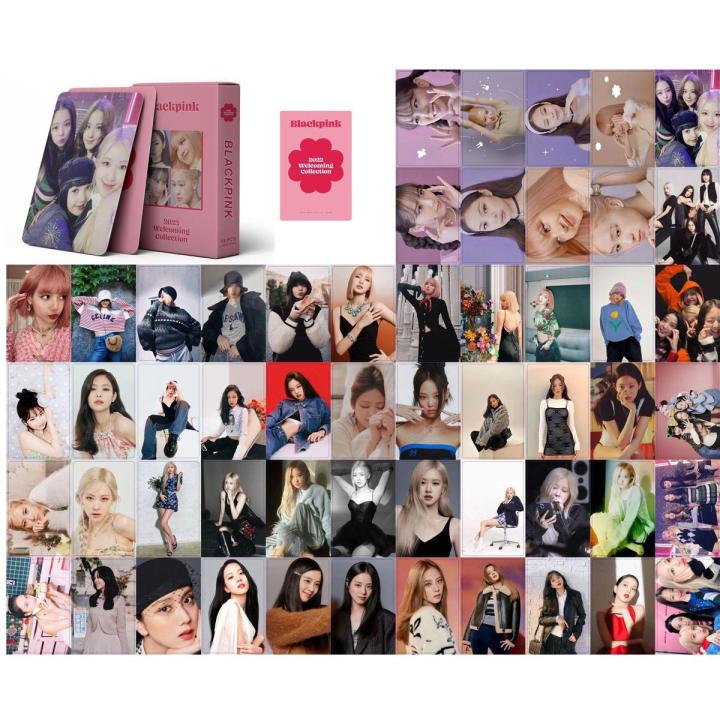 （New）55pc/box Kpop BLACKPINK JIOO JENNIE ROÉ LIA Born Pink Lomo Card ...