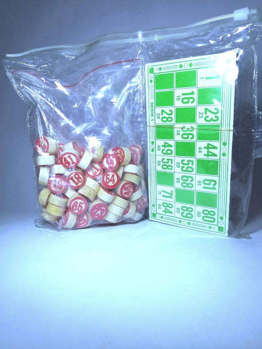 Wooden Bingo Tokens and Tickets Set | Daraz.com.np