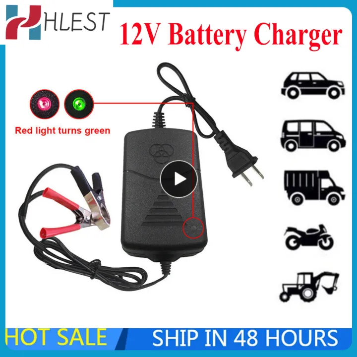 Plug European and American motorcycle battery lead rechargeable charger ...