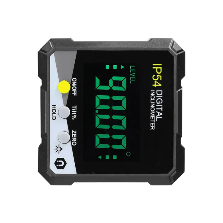 IP54 4X90° Portable Digital Inclinometer LCD Backlight Digital ...