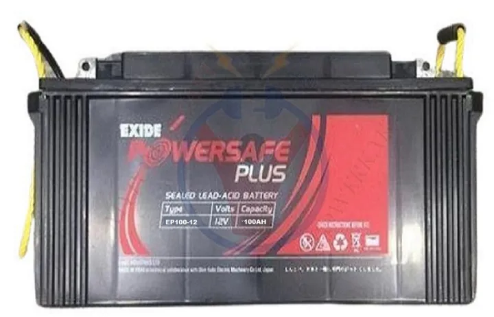 Exide Powersafe Plus 100AH SMF Battery EP100-12 | Daraz.com.np
