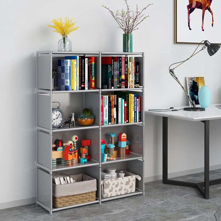 4 Layers Bookshelf Storage Shelve, Book Rack for Books Storage ...