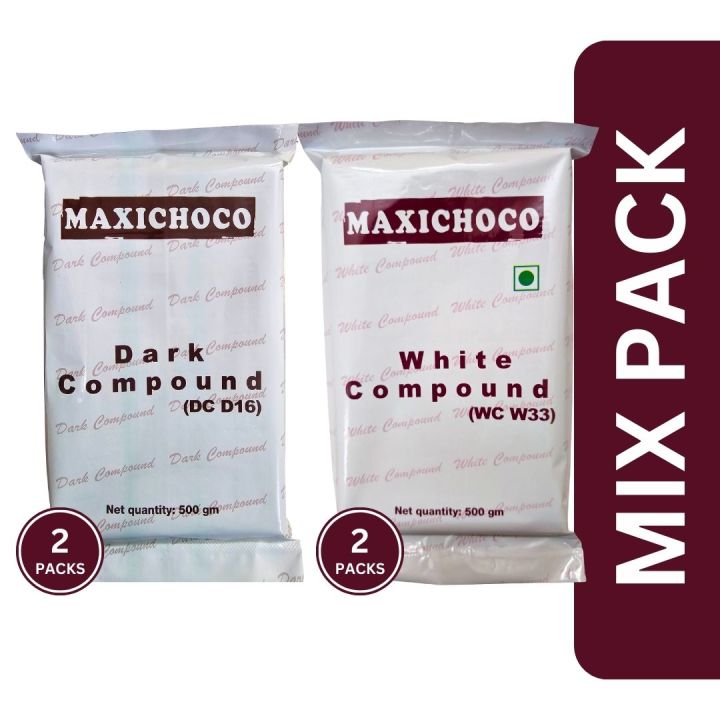 Bakers Creation Maxichoco Mix pack Dark compound and white compound ...