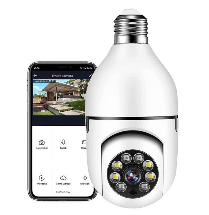 Wi-Fi Panorama Bulb Camera | Daraz.com.np