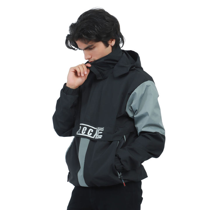 Men's Stylist Front Deep Pocket Double Layered Wind/Waterproof Half ...