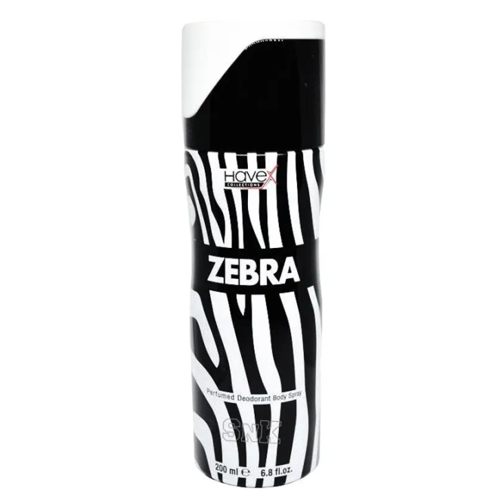 Havex Zebra Body Spray Deodorant For Men 200ml- Exclusive Fragrance All ...