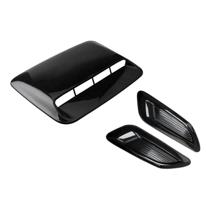 Car Air Flow Intake Hood Scoop Vent Bonnet Decor Cover Center Side Air ...