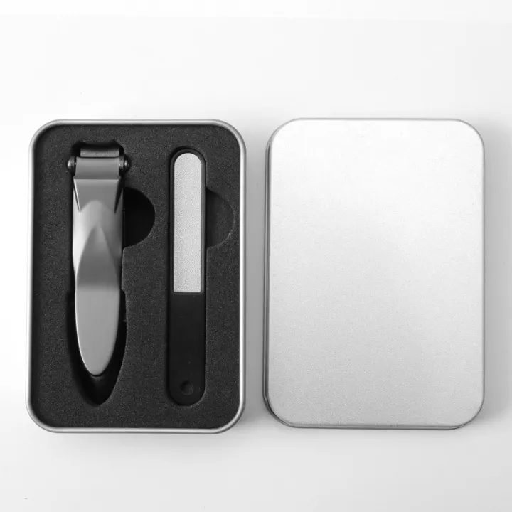 Ouriner Nail Clippers Stainless Steel Anti Splash Fingernail Cutter ...