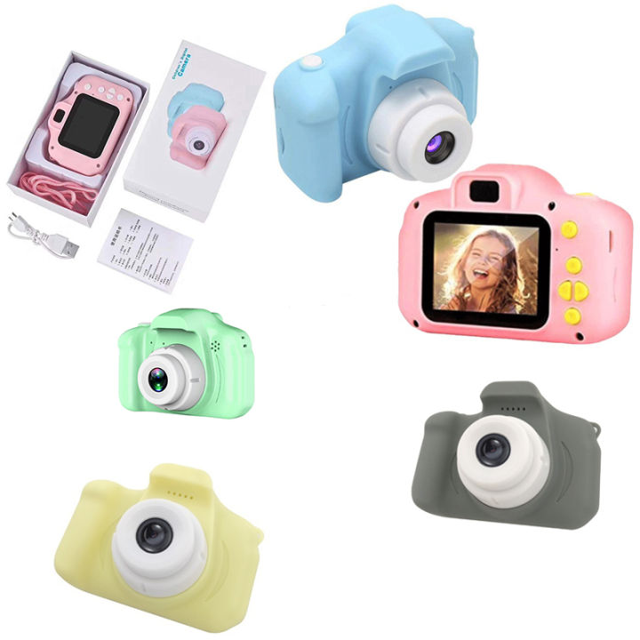 Children Camera Waterproof 1080P HD Camera Video Toys 2 Inch Color ...