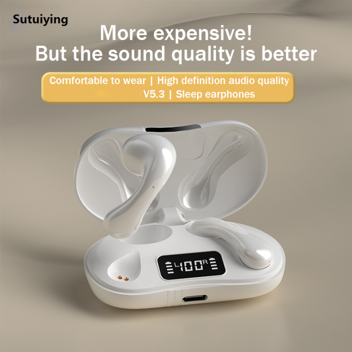 Sutuiying TWS Wireless Bluetooth 5.3 Earphone With Noise canceling LED ...