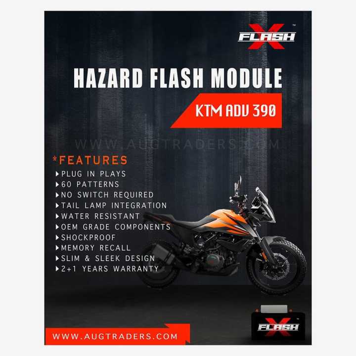 Race Dynamics Flash X Hazard For KTM Adv 390 | Daraz.com.np