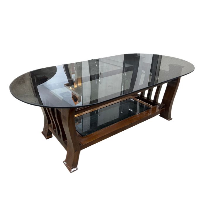 Glass Oval Tea table | Daraz.com.np