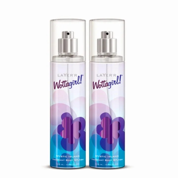 Layer'r Wottagirl Fragrant Body Splash Spray Mystic Island, 135Ml ...
