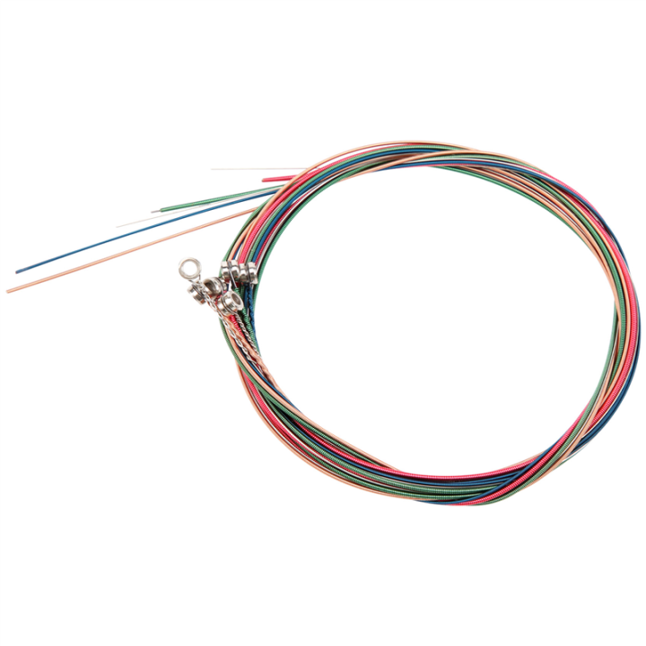 Spreeshop Set Rainbow Colorful Color String for Acoustic Guitar | Daraz ...