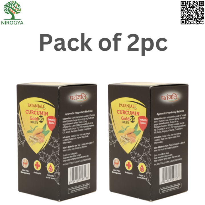 Curcumin Gold 95 Tablet 60N Pack of 2pc | Daraz.com.np