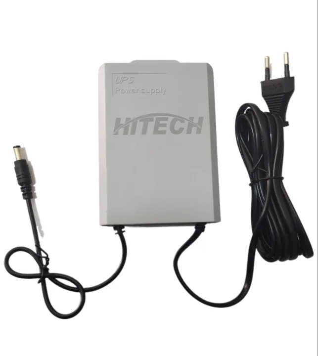 Hi-tech Mini UPS Router Backup Wall-Mount Power Supply Battery Backup ...