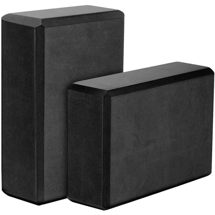 ARELENE Yoga Blocks 2 Pack,23X15X7.6cm High Density EVA Foam Yoga Block ...