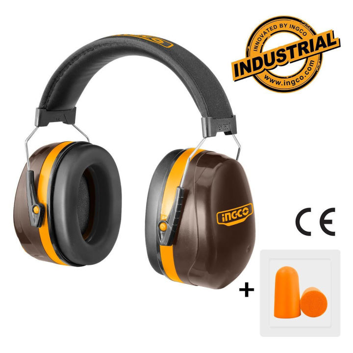 INGCO Industrial earmuff Signal noise ratio(SNR):33 dB Noise reduction ...