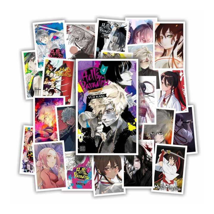 KYVOR Hells Paradise Anime Collectible Lomocard Pack of 25pcs | Daraz ...