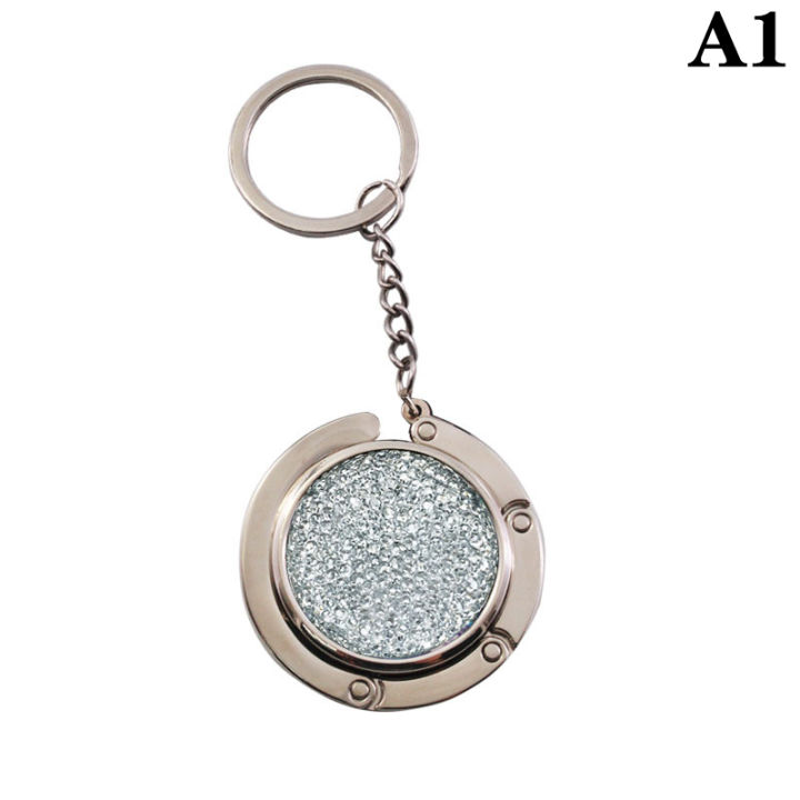 Foldable Purse Hook Round Handbag Hanger Instant Bag Holder Portable ...