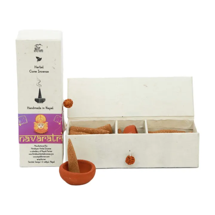 Himalayan Herbal Incense Cones (Navaratri / Nawagraha) 30 pieces ...