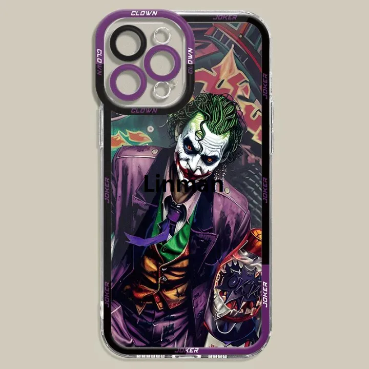 DC Movie J-Joker Phone Case for Apple iPhone 15 Pro Max 13 14 Plus 12 ...