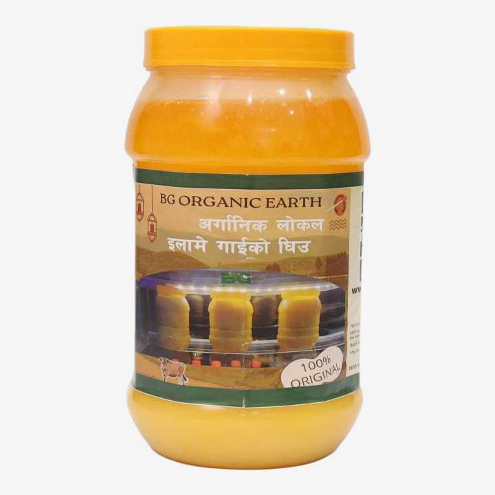 BG Organic Earth 100% Original Illam Local Cow Ghee 1L | Daraz.com.np