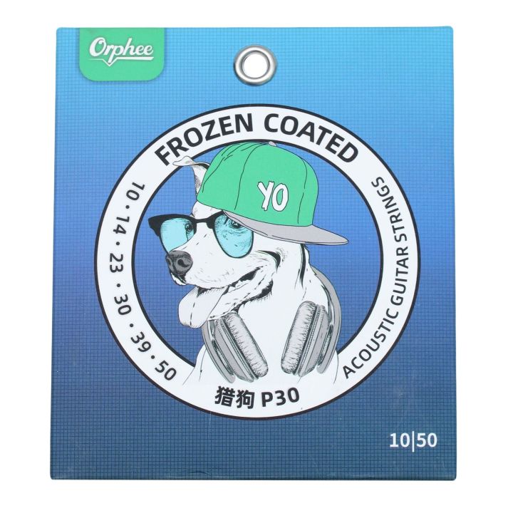 Orphee P30 Frozen Coated 10 Gauze Acoustic Guitar String Set | Daraz.com.np