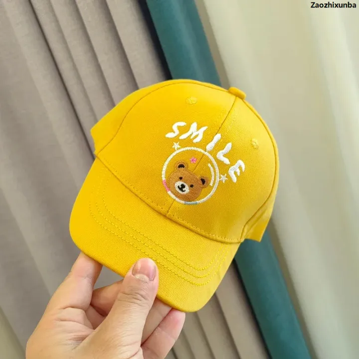 High Quality Pointed Cap Adjustment Can Korean Boy Boy Cartoon Solid ...