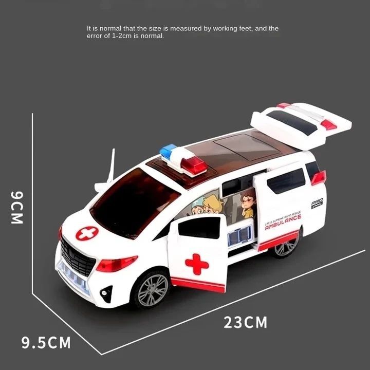 Battery Operated Electric Ambulance 360 Degree Rotating And Auto Door ...