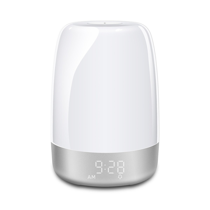 Touch Wake Up Night Light with Sunrise Simulation Alarm Clock Dimmable ...